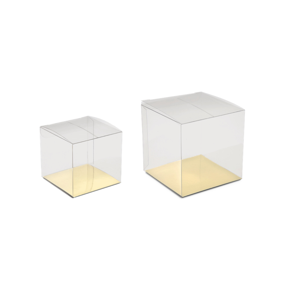 Transparent Cube & Rectangular Cartons - Meridian Speciality Packaging