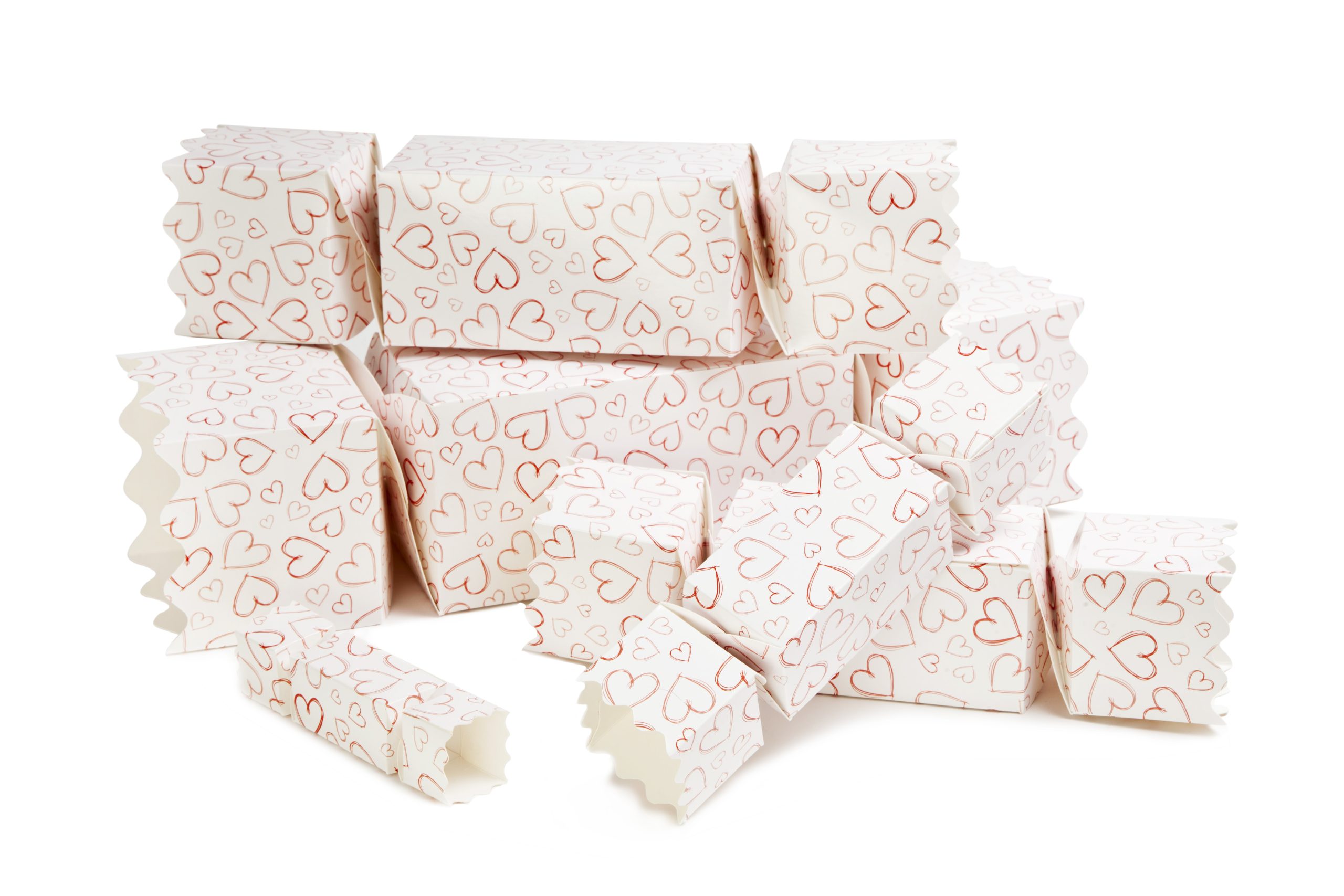 Valentine's Day Twist End Crackers - Meridian Speciality Packaging